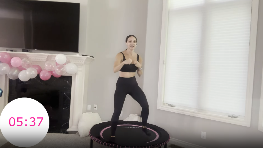 REBOUNDER WORKOUT 10 MIN KICKBOXING STYLE