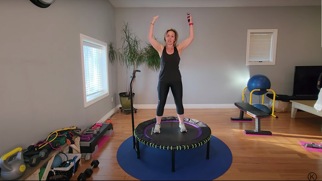 Get Your Heart Pumping with this 20-Minute Cardio Rebounder Routine
