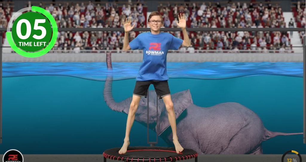 Trampoline Workout For Kids | PE Bowman